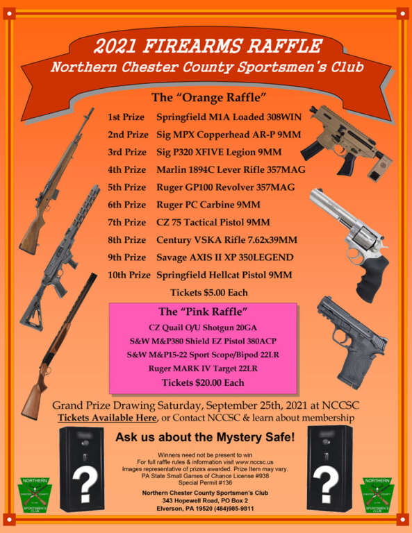2021 Fall Gun Raffle – NCCSC